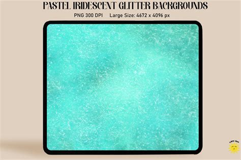Pastel Cyan Iridescent Backgrounds Graphic By Lazy Sun · Creative Fabrica