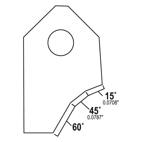 0079 X 30° Cutting Tip