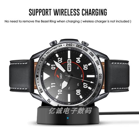 适用三星galaxy Watch3金属表圈watch3刻度保护圈钢圈铝圈4145mm虎窝淘