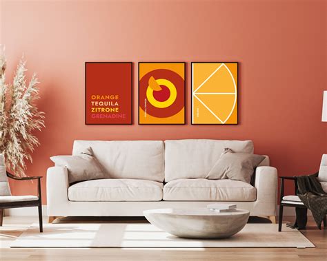 Poster Cocktail Tequila Sunrise Text Motivisso