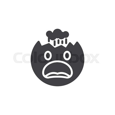 Face With Exploding Head Emoji Vector Icon Stock Vector Colourbox