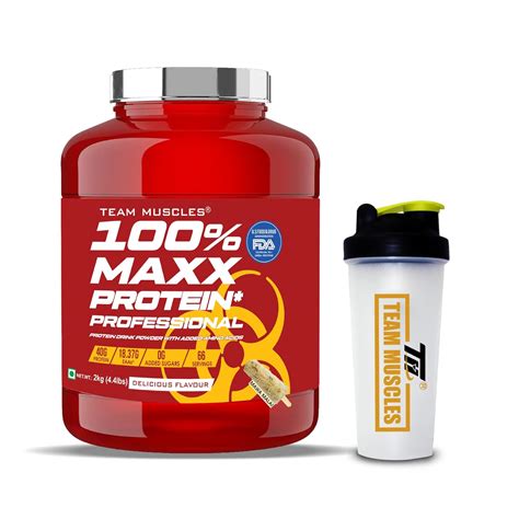 Team Muscles Tm 100 Maxx Protein Professional 2kg Gold Whey Whey