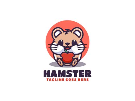 Hamster Mascot Cartoon Logo Graphic By Artnivorastd · Creative Fabrica