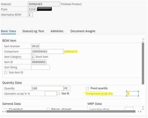 Scrap Categories And Their Effect In Sap Pp Sap Community