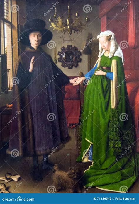 Portrait Of Arnolfini By Jan Van Eyck At The National Gallery Of London