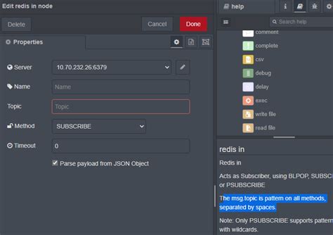 Someone With Experience With REDIS Subscribing General Node RED Forum