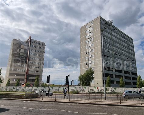 Anson House And Hudson House Thornaby Picture Stockton Archive