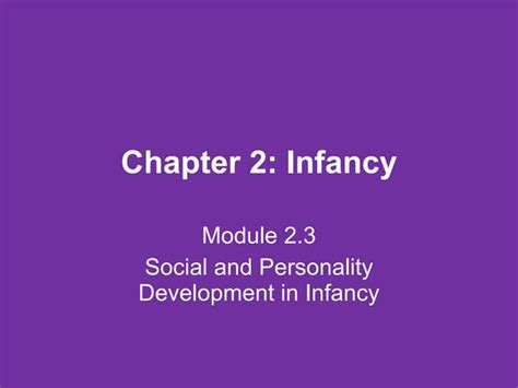 Lifespan Psychology Lecture Chapter 2 Module 23 Ppt