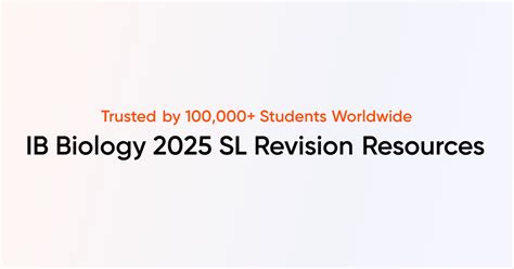 Ib Biology 2025 Sl Resources Tutorchase