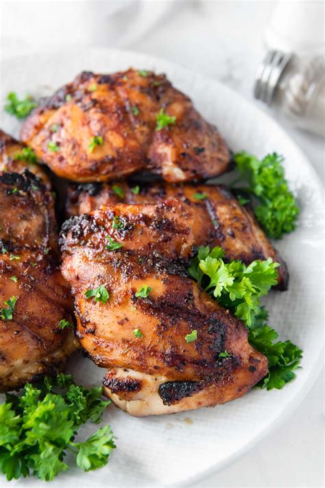 Grilled Chicken Thighs Kristines Kitchen