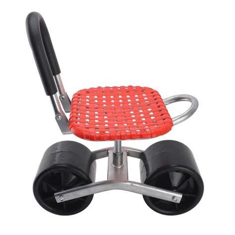 Pwshymi tabouret de jardinage avec roulettes Siège de travail roulant