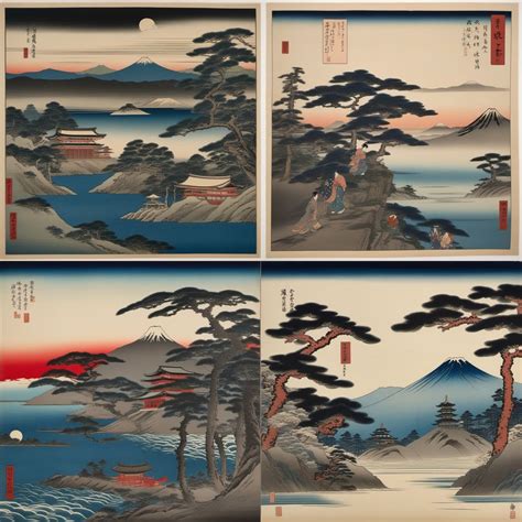 Ukiyo E Japanese Woodblock Prints Prompt Style For Midjourney