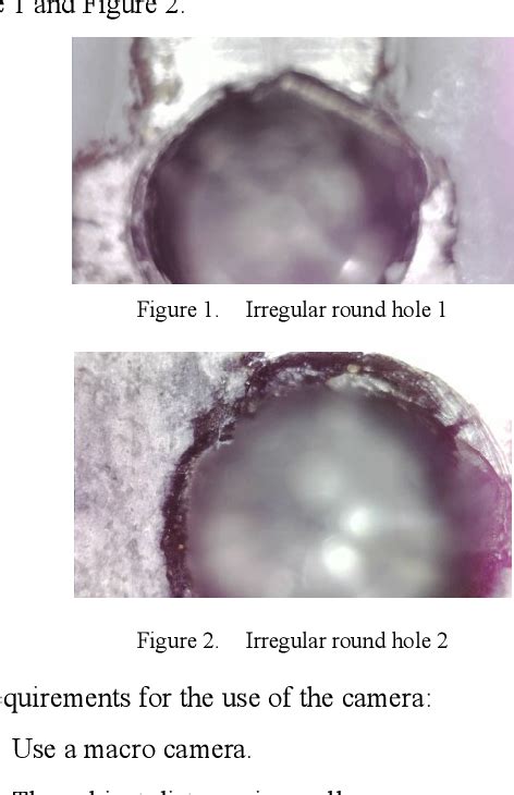 Figure 2 From Location Of Irregular Holes Based On Machine Vision Semantic Scholar