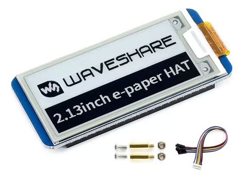 Chapéu De Tela E Ink Waveshare De 213 Polegadas Preto Bra Parcelamento Sem Juros