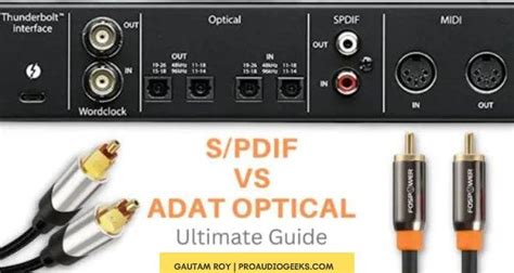 Spdif Vs Optical Cable Which Is Better Pro Audio Geeks