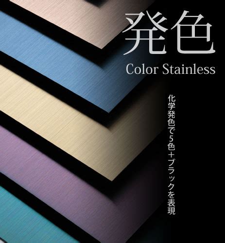 クリナップアート カラーステンレスの特徴5色カラー