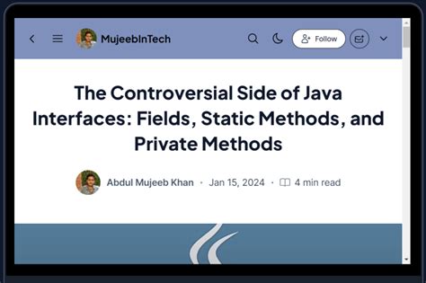 My First Blog On Java Interfaces Abdul Mujeeb Khan Posted On The