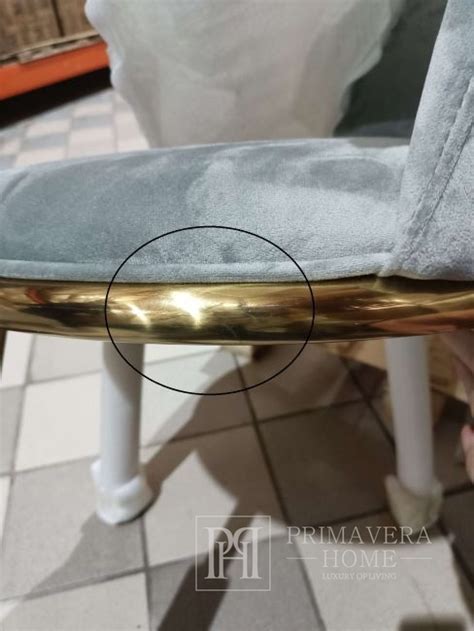 Nowoczesne krzesło do jadalni designerskie glamour do salonu