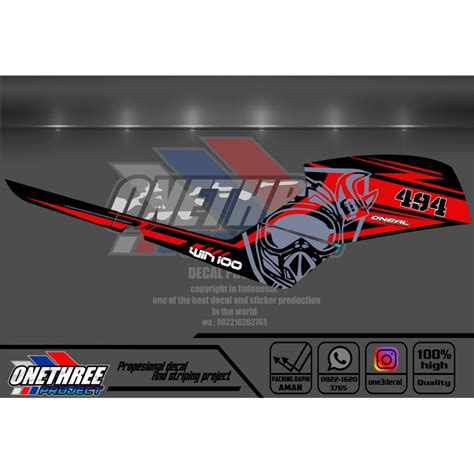 Jual Striping Win 100 Supermoto Honda Win Striping Honda Win Stiker