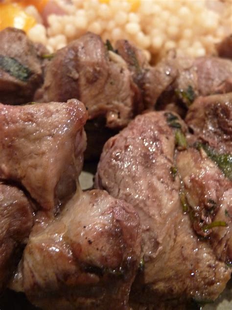 Chef Bolek Lamb Spiedini With Sicilian Couscous And Yogurt Sauce