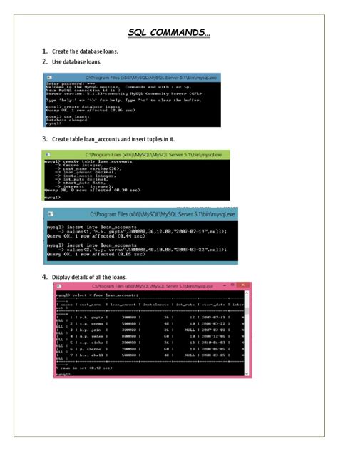 Mysql Practical Pdf Databases Application Software