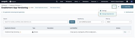 application versioning