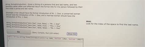 Solved Using Java Method — Common Mistake Dont Call