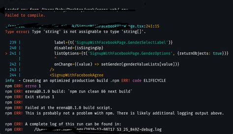 Build Has Error By Type Type String Is Not Assignable To Type String