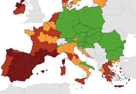 Mappa Ue Del Rischio Covid Sicilia Sardegna Toscana E Marche In Zona