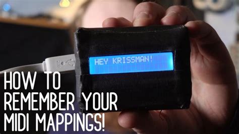 How To Remember Your MIDI Mappings