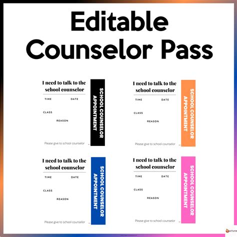 School Pass Template
