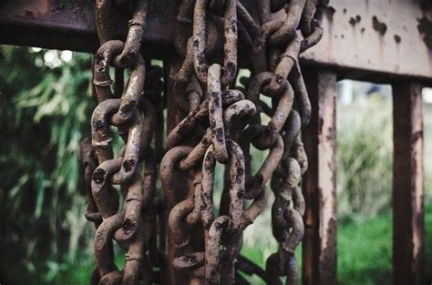 Premium Photo Close Up Of Rusty Chains