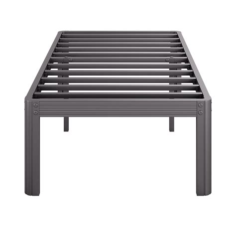 Comasach 18 Inch Twin Xl Bed Frame With Round Corner Leg No Box Spring