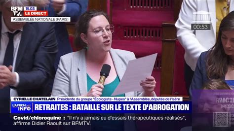 Cyrielle Chatelain Écologistes Nupes à Élisabeth Borne Jusquoù êtes Vous Prête à Aller Dans
