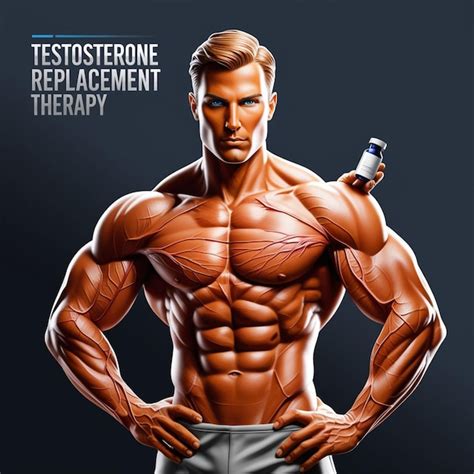 Testosterone Replacement Therapy Vector Template Premium Ai Generated