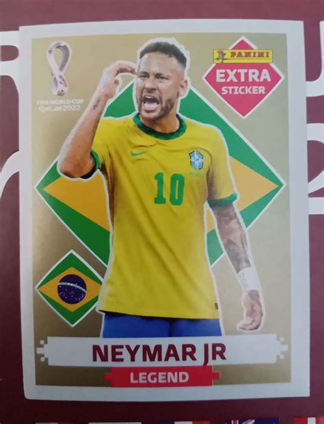 Figurinha Neymar Legend Gold Produto Masculino Panini Nunca Usado