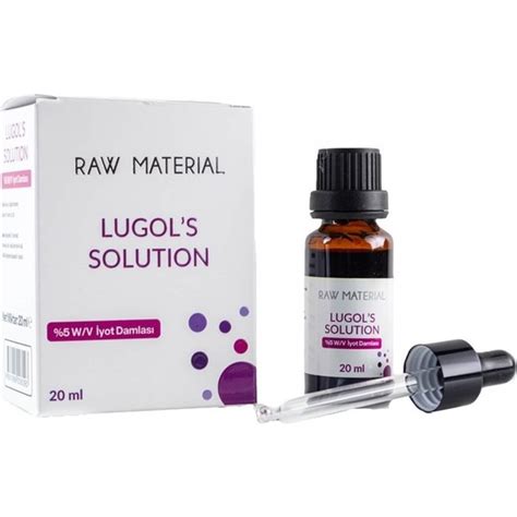 Raw Material Lugol s Solution Iyot Damla ml Fiyatı