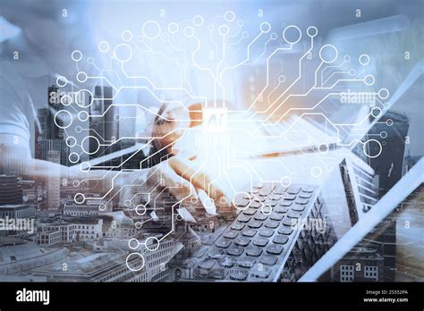 Artificial Intelligence Aimachine Learning With Data Mining Technology On Virtual Dachboard
