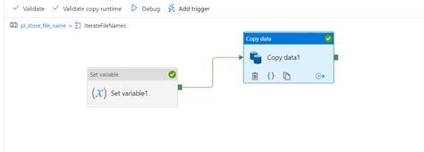 Azure Data Factory Cannot Save The Output Of Set Variable Into File