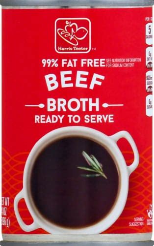 Harris Teeter™ 99 Fat Free Beef Broth 14 Oz Harris Teeter