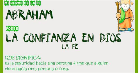 Aprendiendo La Biblia De Manera Cretiva Heroe De La Fe Abraham