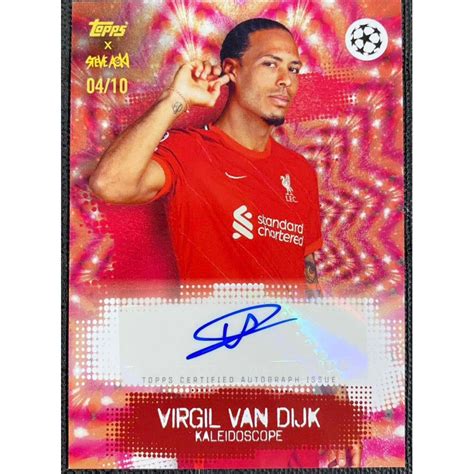 สินค้าพร้อมส่ง2022 Topps Steve Aoki Football Festival Virgil