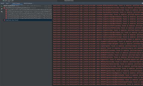 android duplicate class org bouncycastle · issue 15486 · apache pulsar