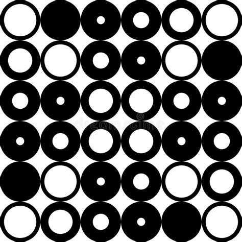 Seamless Circle Background Stock Vector Illustration Of Fabric 92655219