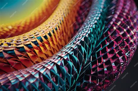 Parametric Curve Surfaces Premium Ai Generated Image