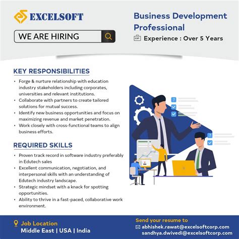 hiringnow edtech businessdevelopment globalopportunities excelsoft technologies