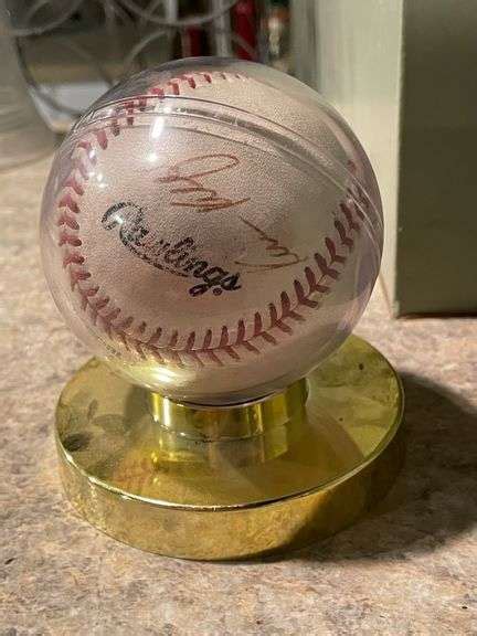 Signed Rawlings Baseball Auction Ohio