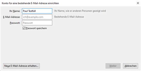 Installation Von Thunderbird Howto