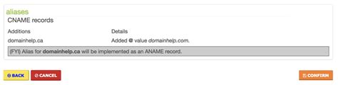 Aname Root Domain Alias Easydns