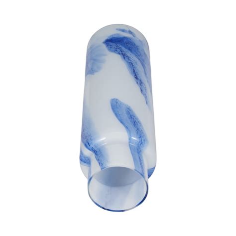 Sagebrook Home Blue Glass Casual Vase 13906 01 At